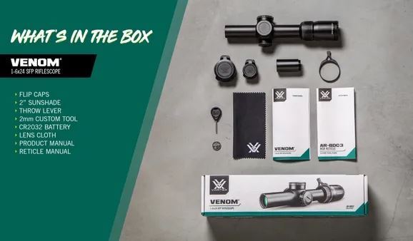 Top Pack Defense. Vortex VENOM® 1-6X24 SFP