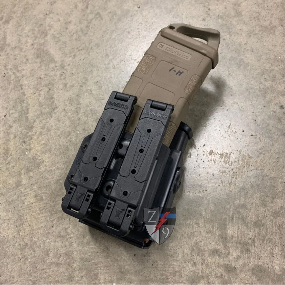 Top Pack Defense. Zero9 Holsters AR / Double Pistol Mag Combo