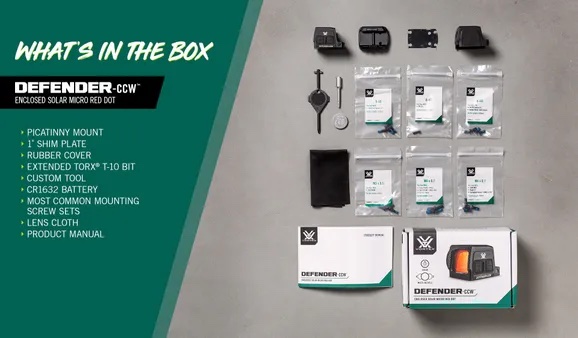 Top Pack Defense. Vortex Defender CCW Enclosed